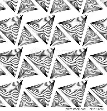 Completely seamless, abstract cube pattern.... - Stock Illustration [99423286] - PIXTA