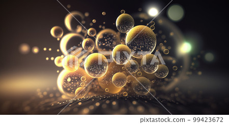 Particles splash abstract background - Stock Illustration [99423672 ...