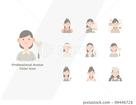 woman career, job vector icon set - Stock Illustration [99446728] - PIXTA