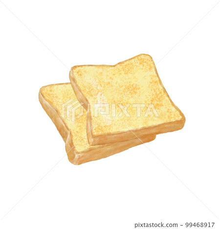 toast (hand drawn) - Stock Illustration [99468917] - PIXTA