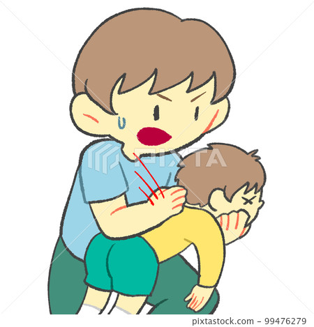 Back blow method infant child - Stock Illustration [99476279] - PIXTA