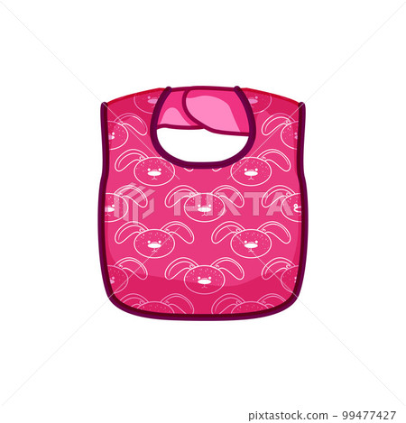 kid bib cartoon vector illustration-插圖素材 [99477427] - PIXTA圖庫