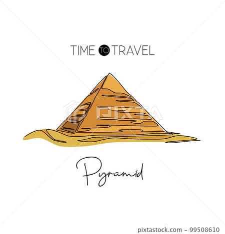 Pyramid Configuration Art Designart "Pyramid Mystical Solitude" Egypt
