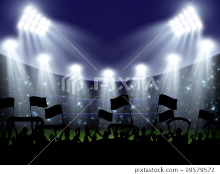 Ground Spotlight Vector