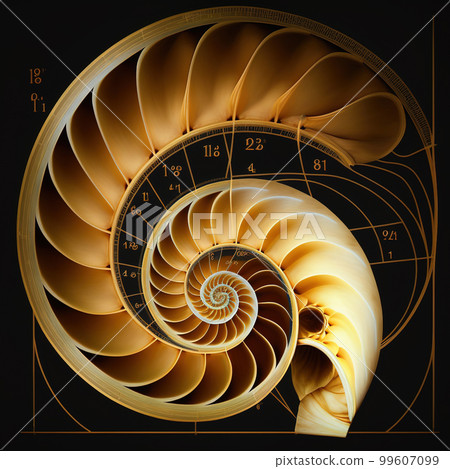 Golden Ratio In Nature Shell