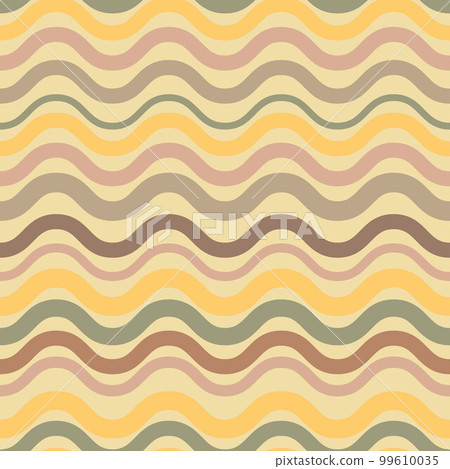 retro vintage wavy pattern geometrical colorful... - Stock Illustration ...