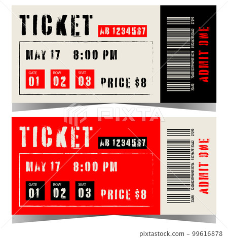 Ticket Graphic Template