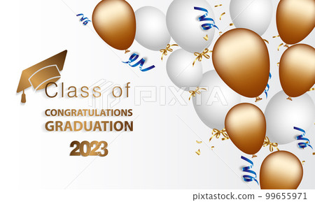 Congratulations graduation. Class of 2023.... - Stock Illustration [99655971] - PIXTA