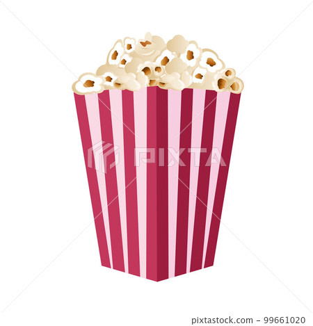Popcorn Bag Vector