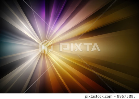 Abstract god ray multicolor wow light effect...-插圖素材 [99673893] - PIXTA圖庫