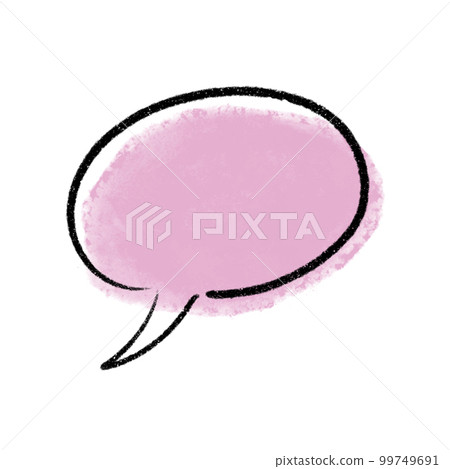 Pink callout - Stock Illustration [99749691] - PIXTA