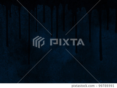 Hell, Horror, Illustration of an old blue wall... - Stock Illustration ...