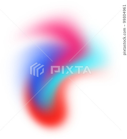 Abstract Gradient Blur Shape - Stock Illustration [99804961] - PIXTA