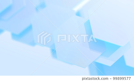 CG Hexagon Many floating hexagons - Stock Illustration [99899577] - PIXTA