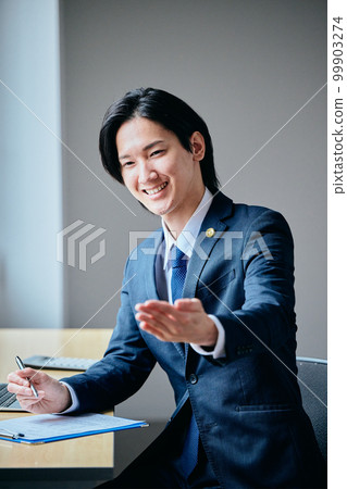 Lawyer Interviewing Client