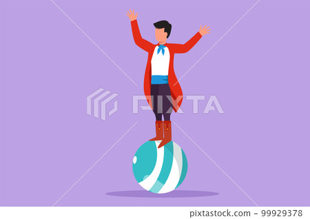 Circus Acrobats Drawing