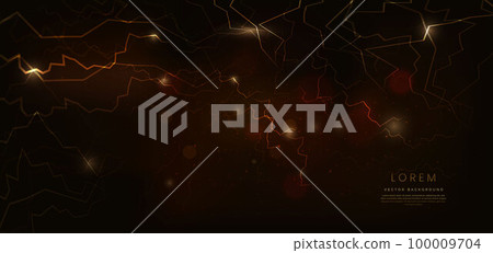 Lightning light effect background on dark brown... - Stock Illustration ...