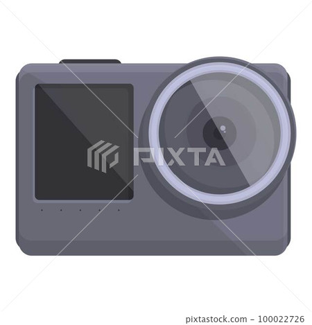 Gopro cam icon cartoon vector. Go pro camera.... - Stock Illustration ...