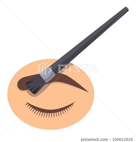 Draw brush icon cartoon vector. Art pencil.... - Stock Illustration ...