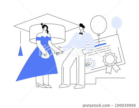Prom party abstract concept vector illustration. - Stock Illustration ...
