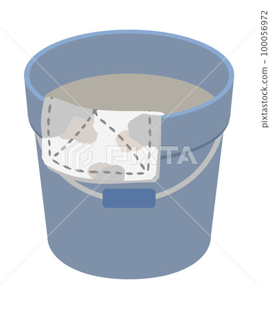 Cloth bucket after use - Stock Illustration [100056972] - PIXTA