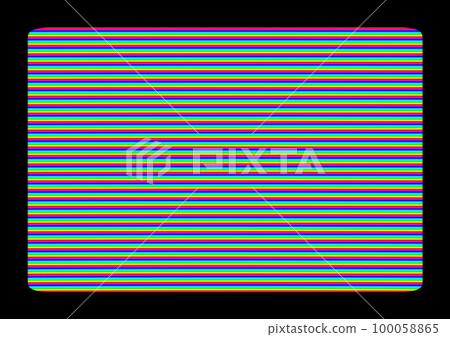 Illustration of a digital screen image with a... - Stock Illustration ...