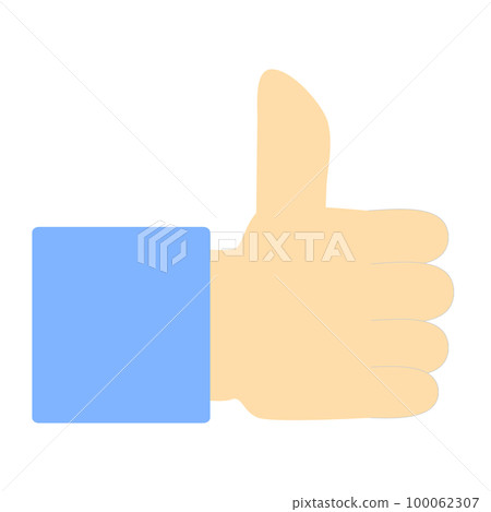 "Like" hand sign. Good!! - Stock Illustration [100062307] - PIXTA