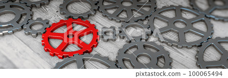 Gear concept. Communications resource ideas - Stock Illustration ...