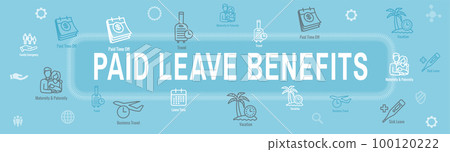 Paid Family Leave Benefits - PFL Benefits... - Stock Illustration ...