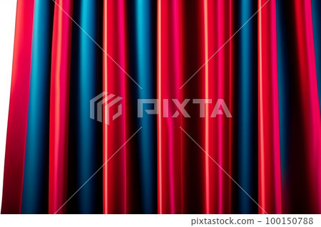Red satin fabric drape background material - Stock Illustration ...