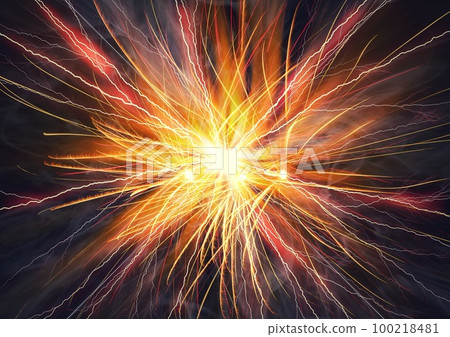 Abstract background with explosion and sparks - Stock Illustration ...