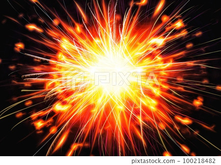 Abstract background with explosion and sparks - Stock Illustration ...