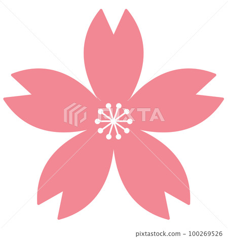 Illustration material Sakura pink - Stock Illustration [100269526] - PIXTA