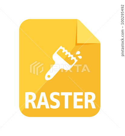 File Format Vector Icon Illustration / Raster,... - Stock Illustration ...