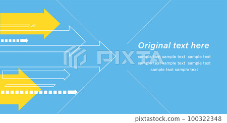 Dynamic arrows for key visuals and background... - Stock Illustration ...