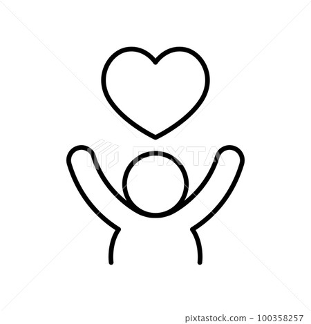 in love lin icon - Stock Illustration [100358257] - PIXTA