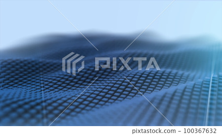 Abstract background with blue cubes moving in... - Stock Illustration ...
