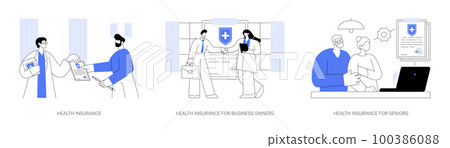 Insurance company service abstract concept... - Stock Illustration ...