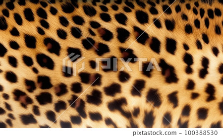 Realistic cheetah fur texture - Stock Illustration [100388530] - PIXTA
