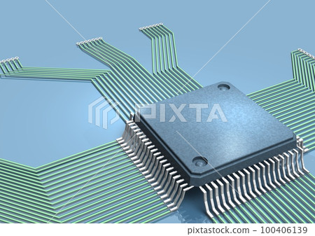 Semiconductor Technology State-of-the-art... - Stock Illustration ...