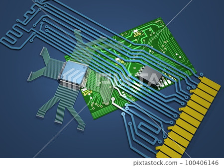 Semiconductor Technology State-of-the-art... - Stock Illustration ...