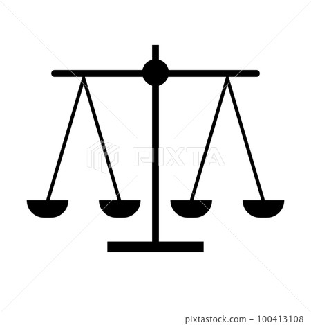 Weighing scale silhouette icon. Weight... - Stock Illustration ...