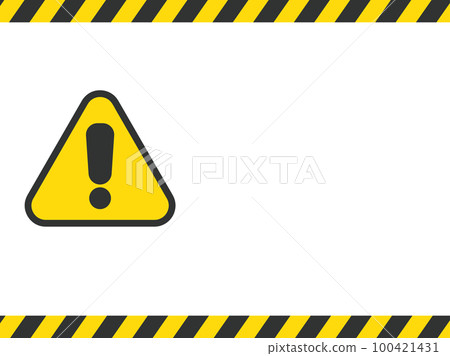 Warning, alert frame material - Stock Illustration [100421431] - PIXTA