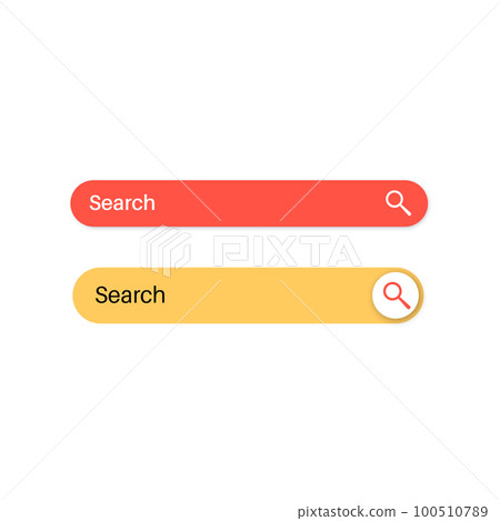 Search box control-插圖素材 [100510789] - PIXTA圖庫