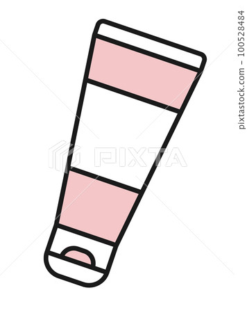 Simple flat vector illustration of cream tube.... - Stock Illustration ...