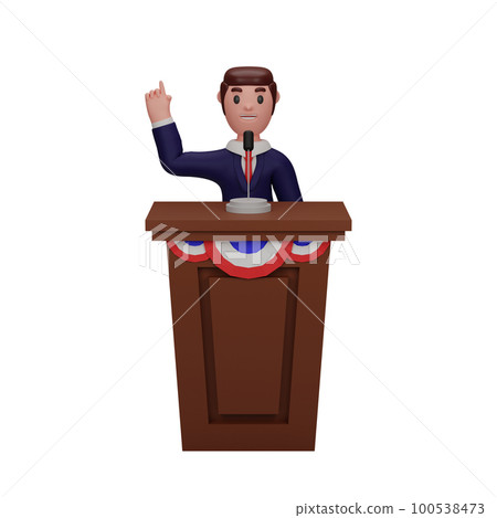 3d rendering of presidents day - Stock Illustration [100538473] - PIXTA