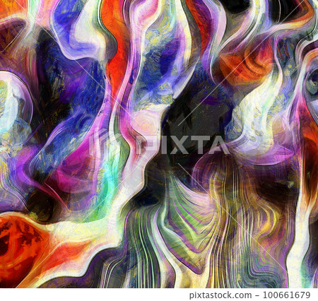 Abstract of colors and lines - Stock Illustration [100661679] - PIXTA