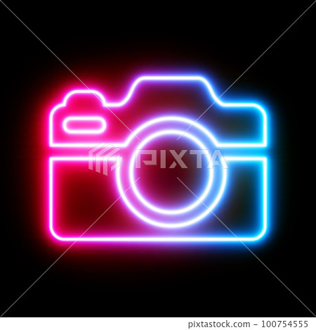 Neon Camera Neon Camera Vector Art, Icons, And Graphics For Free