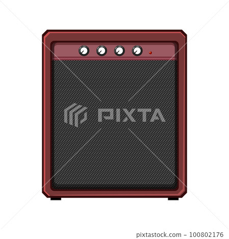 Cartoon Guitar Amplifier