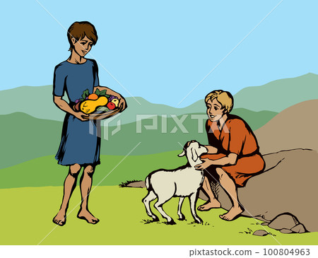 Cain And Abel Cartoon